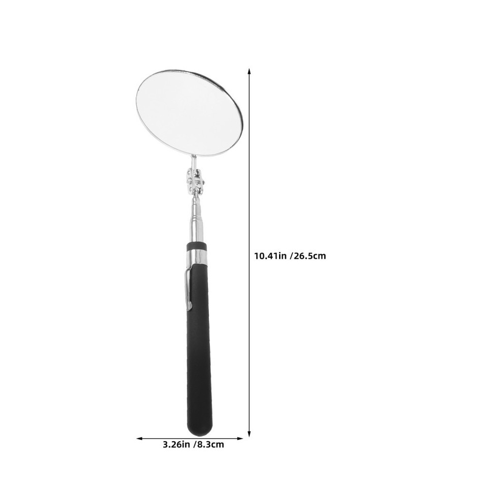 2pcs Telescoping Inspection Mirror: Auto Mirror On A Stick - Machine ...