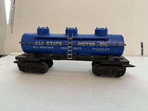 B11 MARX - Allstate Motor Oil 3 Dome Tank Car - O gauge | eBay
