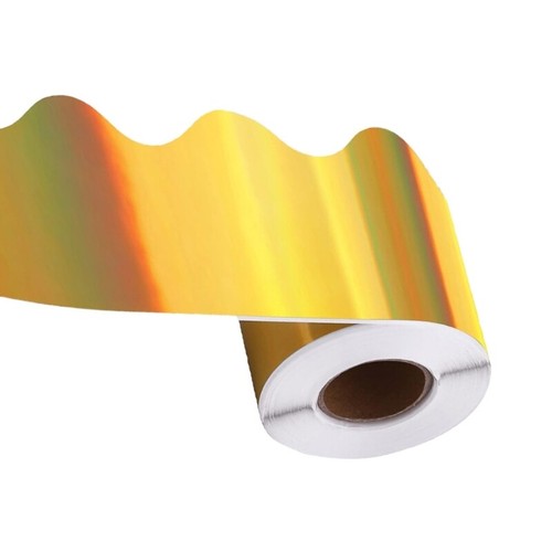 Gold Bulletin Border Trim Fan Shaped Bulletin Board Borders for ...