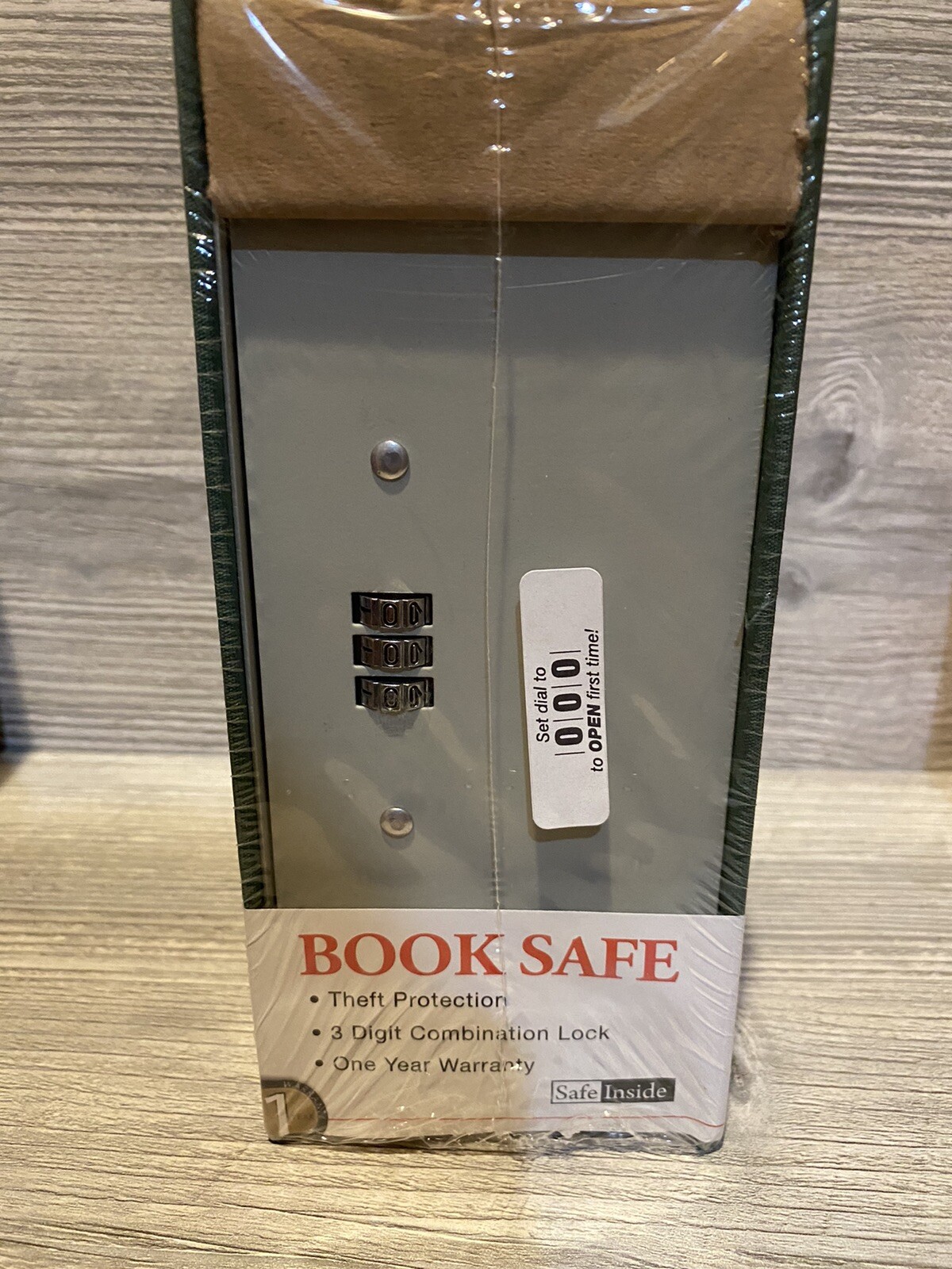 3 Digit Combination Lock Book Safe: World Geography Model 4090 Green | eBay