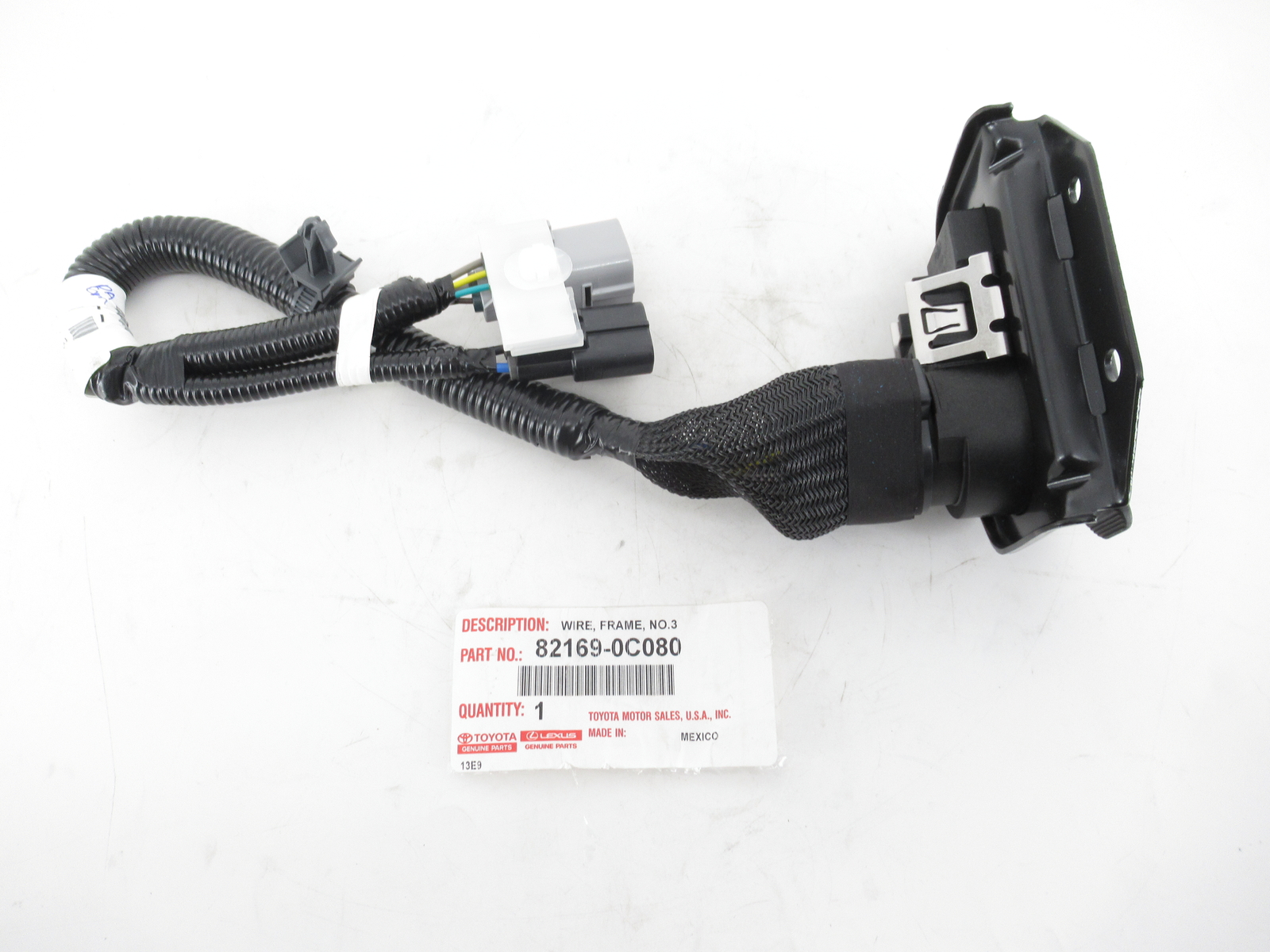 Genuine OEM Toyota 82169-0C080 7PIN/4PIN Towing Wire Harness 2007-2014 ...