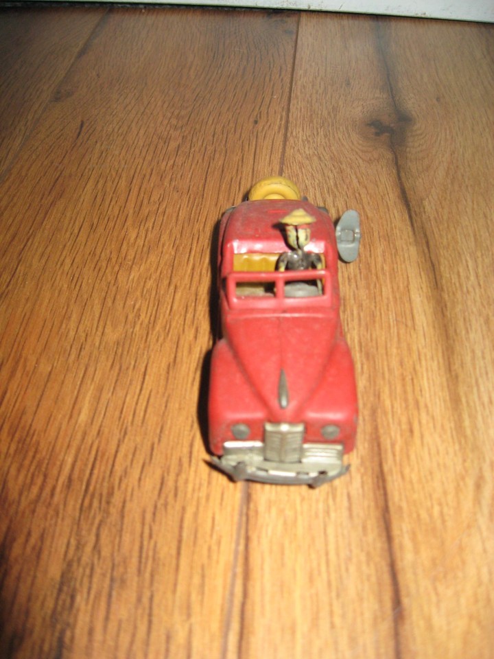 Vintage Antique Red Wind Up Convertible Car Made In Occupied Japan ...
