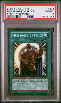 2002 YU-GI-OH! MRL-MAGIC RULER #102 MESSENGER OF PEACE PSA 8 | eBay
