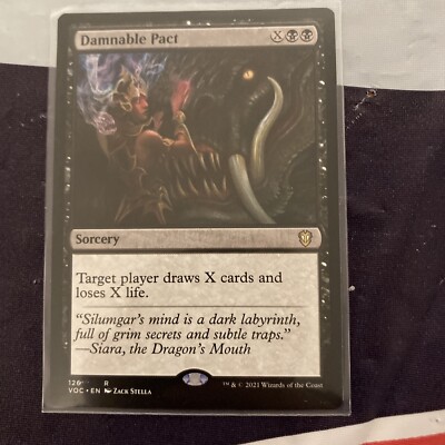 MTG Damnable Pact Commander: Innistrad: Crimson Vow 126 Regular Rare | eBay