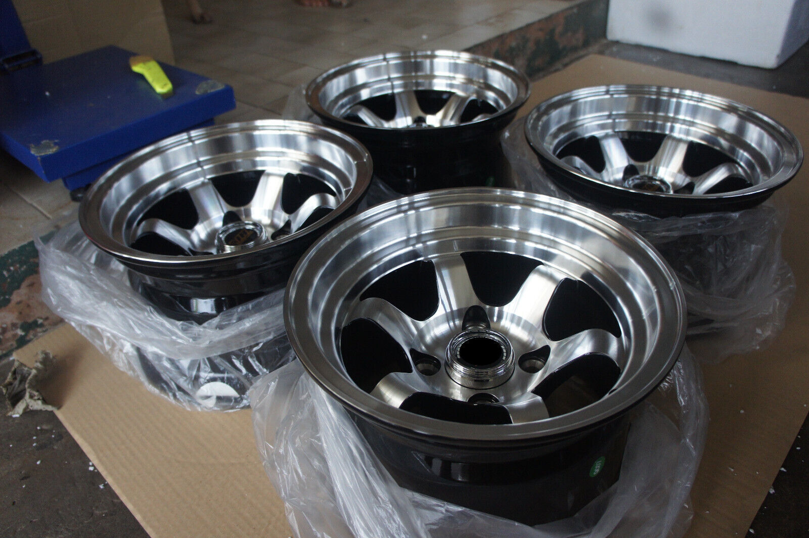 JDM TE racing Style 12" wheels rims for Classic Austin mini clubman ...