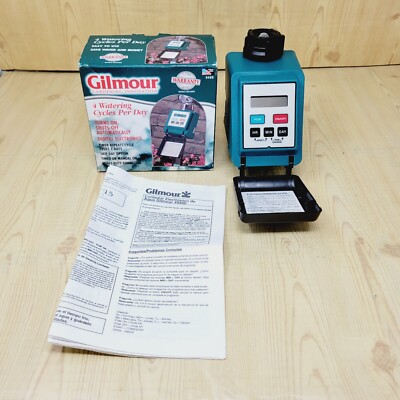 Gilmour Electronic Water Timer Model 9400 Original Box Nice | eBay