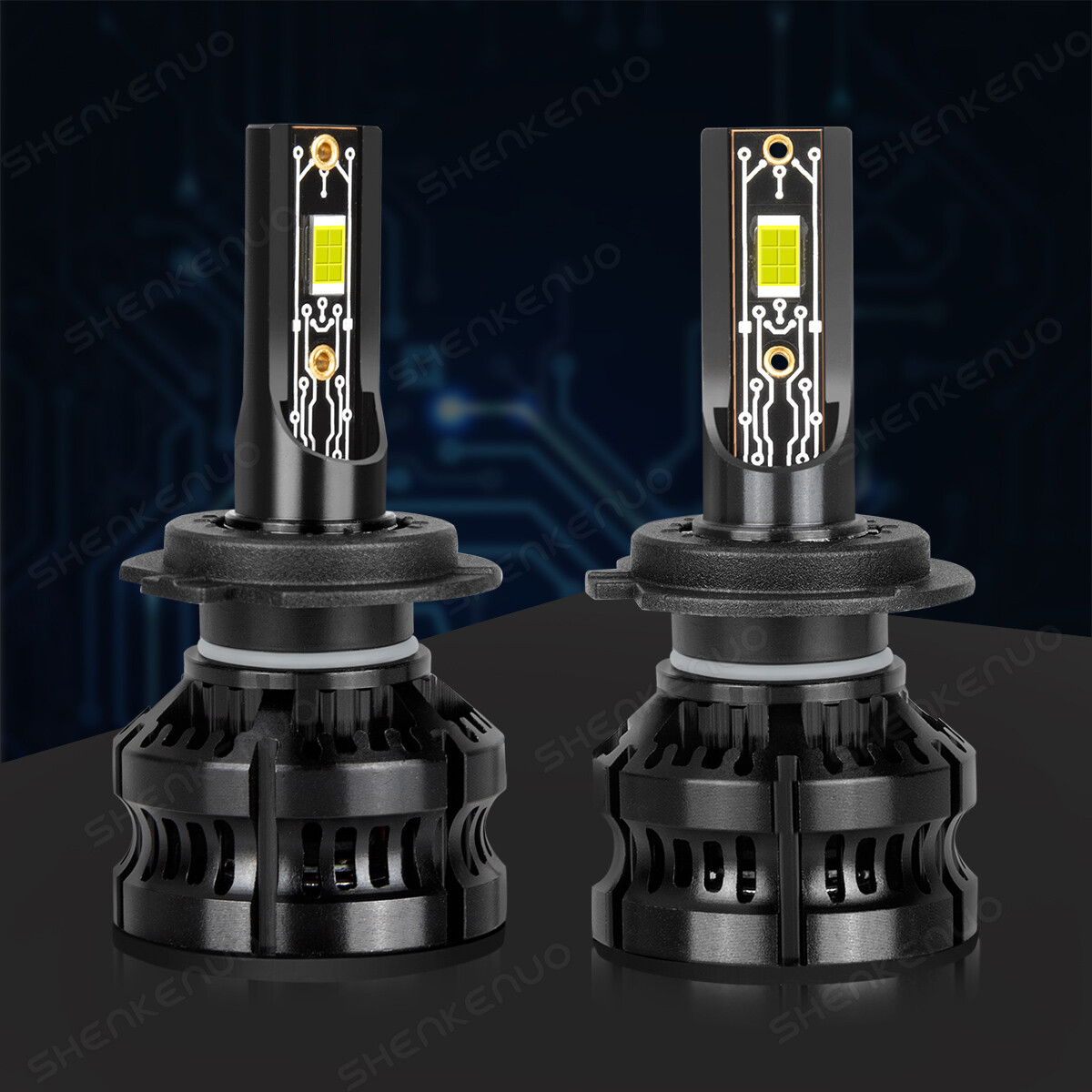 For Mercedes-Benz GL350/450/550 2010-2016 LED Headlight Bulb 4x H7 High ...