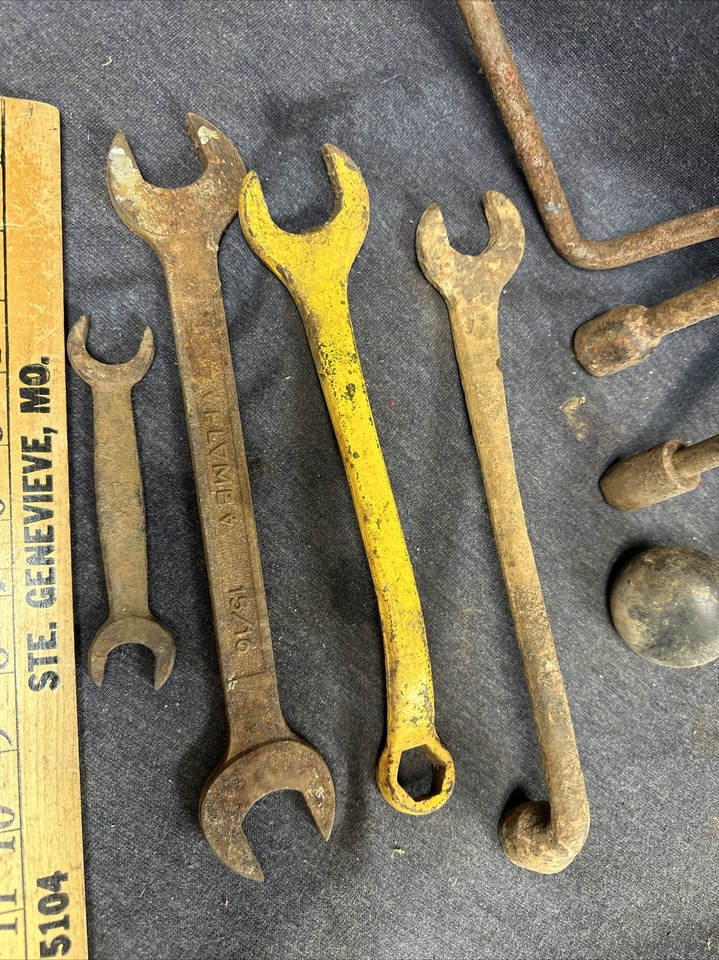 Old Antique Farm Tractor Model T & Machine Wrench Tool Lot I | eBay
