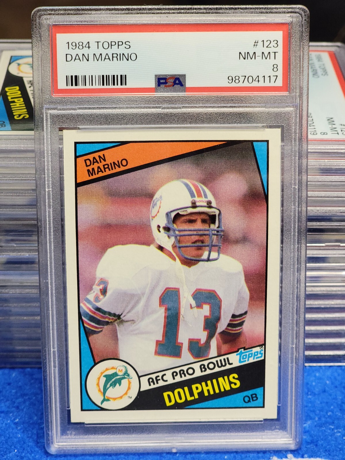 1984 Topps #123 Dan Marino PB RC - PSA 8 NM-MT Rookie | eBay