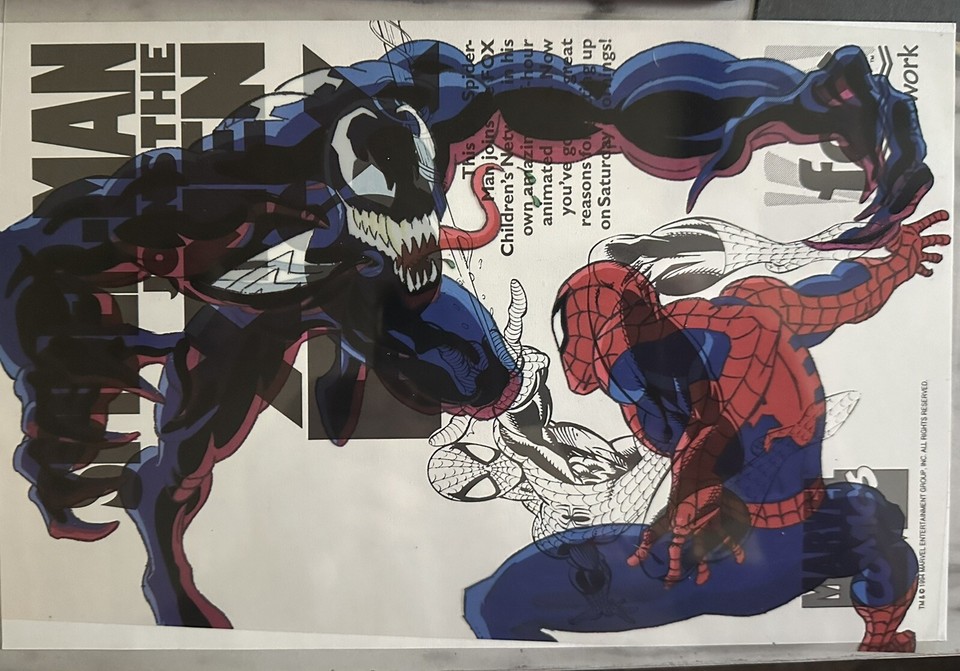 Rare Amazing Spider-man #390 Marvel Comics Fox Promo Insert overlay ...