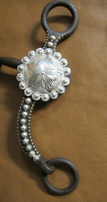 E Garcia Brown Berry Concho Shank Snaffle Bit | eBay