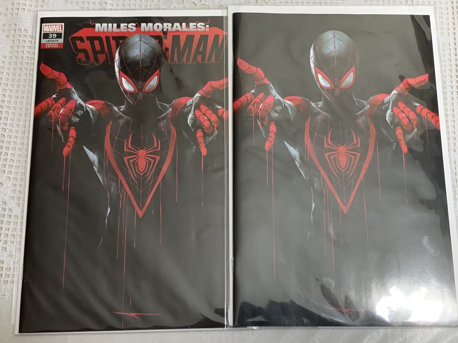 Miles Morales 39 Ivan Tao Negative Drip Variant Virgin & Trade Set | eBay