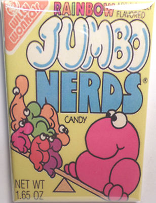 Jumbo NERDS Vintage Candy Box 2"x3" Fridge or Locker MAGNET Wrapper | eBay
