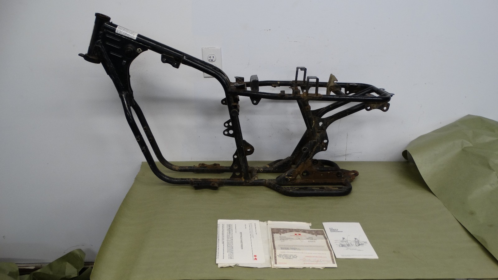 Kawasaki KLT160, 1985 klt 160 3 wheeler Frame & Papers, chassis B32 | eBay