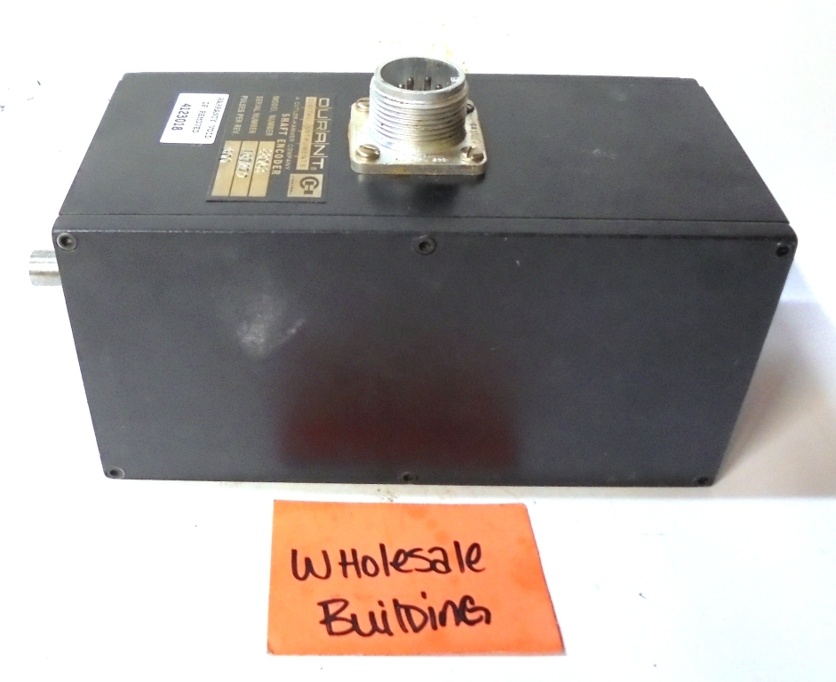 CUTLER-HAMMER DURANT, SHAFT ENCODER, 48063-600, 600 PPR, 15 VDC INPUT ...