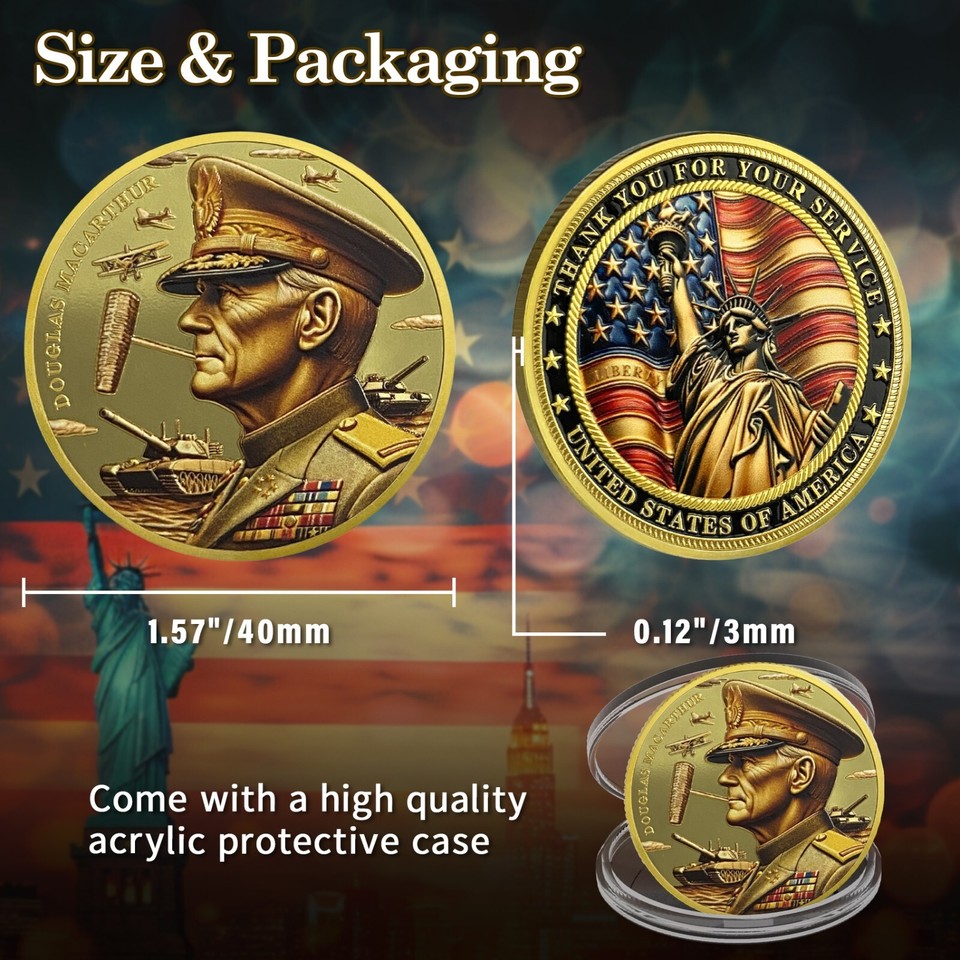 Nine Legendary Generals Commemorative Coin Set Military Hero Tribute ...