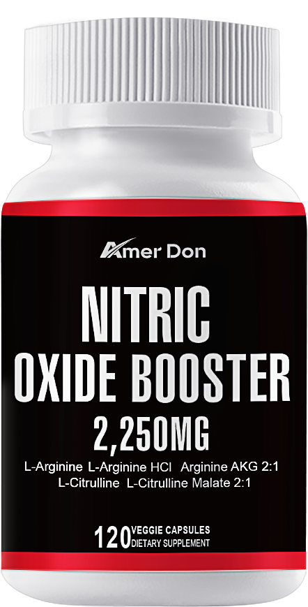 Nitric Oxide Booster Supplement - L-Arginine, L-Citrulline 2250mg - 120 ...