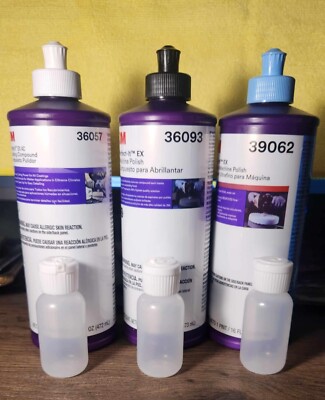 3M Perfect-It Buffing & Polishing Kit 36057, 39062, 36093 in 1 oz ...