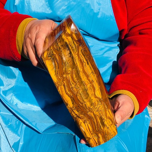 11.7LB Natural tiger's-eye rough raw stone rock specimrn Madagascar ...