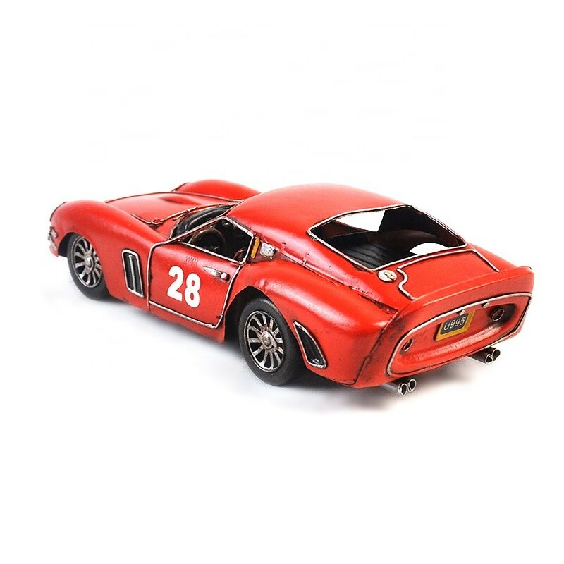 1962 RED FERRARI 250 GTO COUPE Scultura Figurina Decorativa Opera D ...