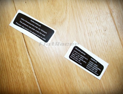 BMW R90S R100S R100CS Cafe Racer S fairing dashboard sticker set (2) | eBay