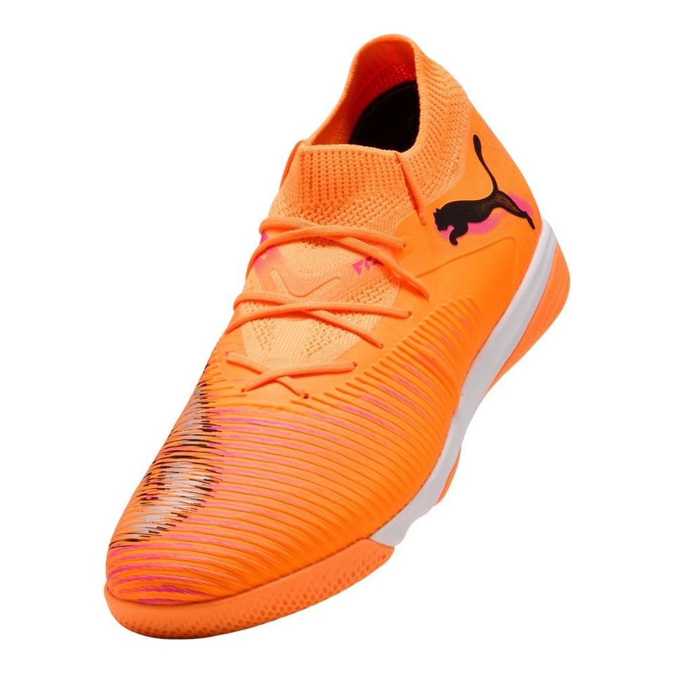 PUMA Future 8 Match Indoor Soccer Mens Orange Sneakers Athletic Shoes ...