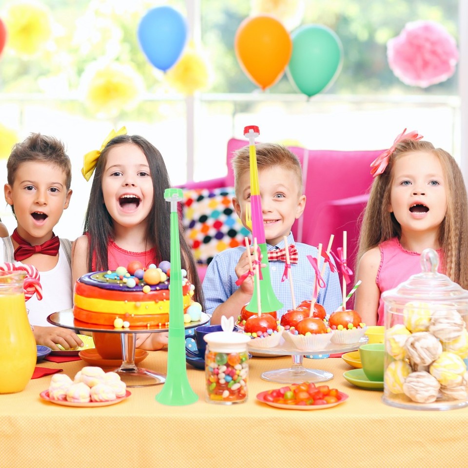 5 Pcs Toy Trumpet Kids Musical Instruments Cheerleading Noise Making ...