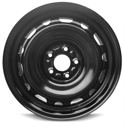 Wheel For 2019-20 Hyundai Venue 16x6.5 Steel 5-114.3mm Painted Black ...