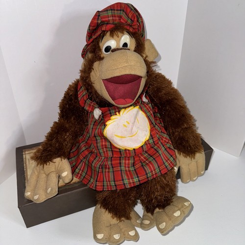 Vtg Monkey 12in Plush Rod Jointed Makes Cute Sounds | eBay