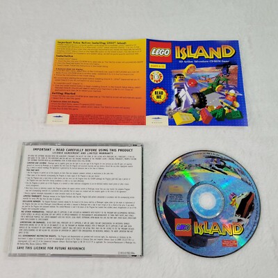 LEGO Island (PC, 1997) 3D Action Adventure CD-ROM Game 24294130595| eBay