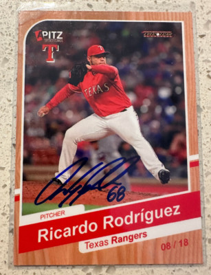 Ricardo Rodriguez Autograph Rare Texas Rangers | eBay