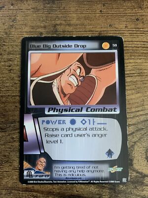 DBZ CCG Score Blue Big Outside Drop Saiyan Saga | eBay