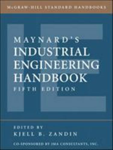 Maynard's Industrial Engineering Handbook by Harold B. Maynard and ...
