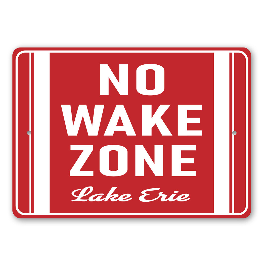 No Wake Zone Metal Sign | eBay