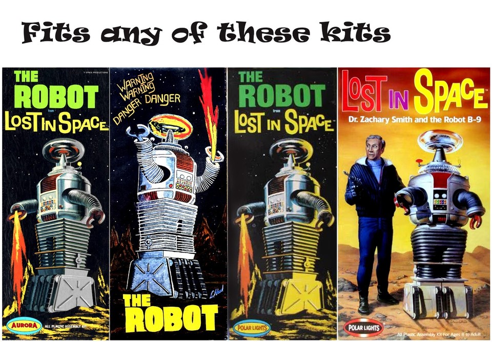 ⭐⭐AURORA / POLAR LIGHTS LOST IN SPACE ROBOT B-9 MODEL YM-3 CHEST PLATE ...