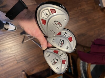 TOP FLITE XL Titanium Composite Drivers 3,4h,5h High M.o.i Technology 3 ...