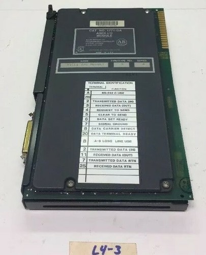 Allen Bradley 1771-DA ASCII I/O Module *Fast Shipping* Warranty! | eBay
