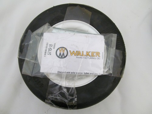 OEM WALKER MOWER PART 5715-23 NO FLAT GREASABLE CASTER WHEEL ASSEMBLY ...