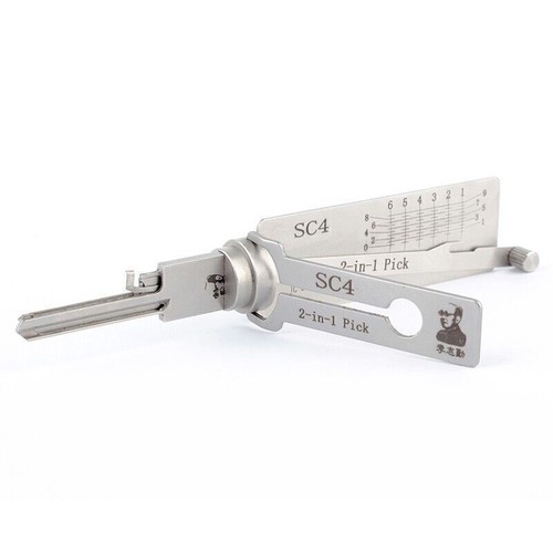 Key Decoder Match For Key Picking Hook Tool Stainless Steel SC4 schlage ...