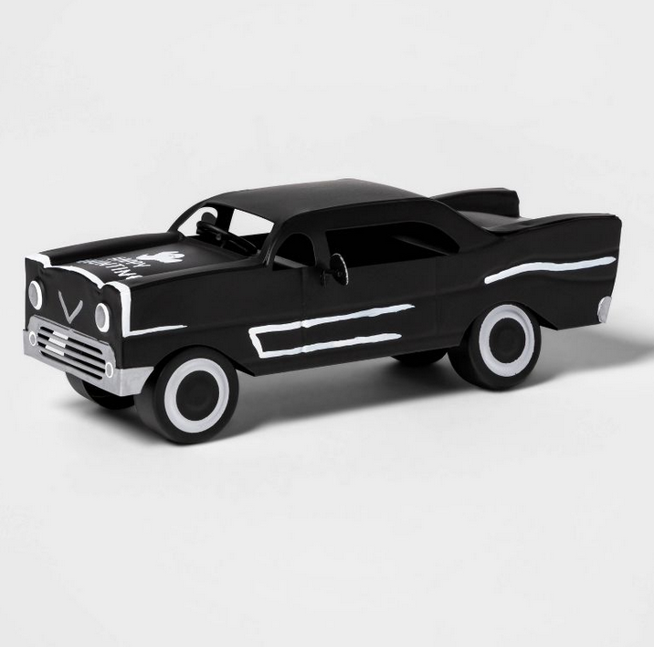 NEW Metal Happy Haunting Halloween Car Black Metal Figurine Rat Rod ...