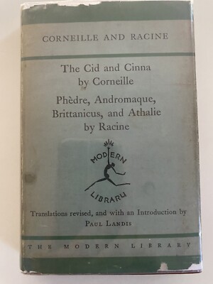 SIX PLAYS BY CORNEILLE AND RACINE 1st Modern Library Edition 1931 | eBay