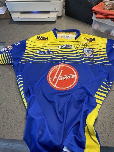 Authentic Signed Warrington Wolves Shirt | eBay UK