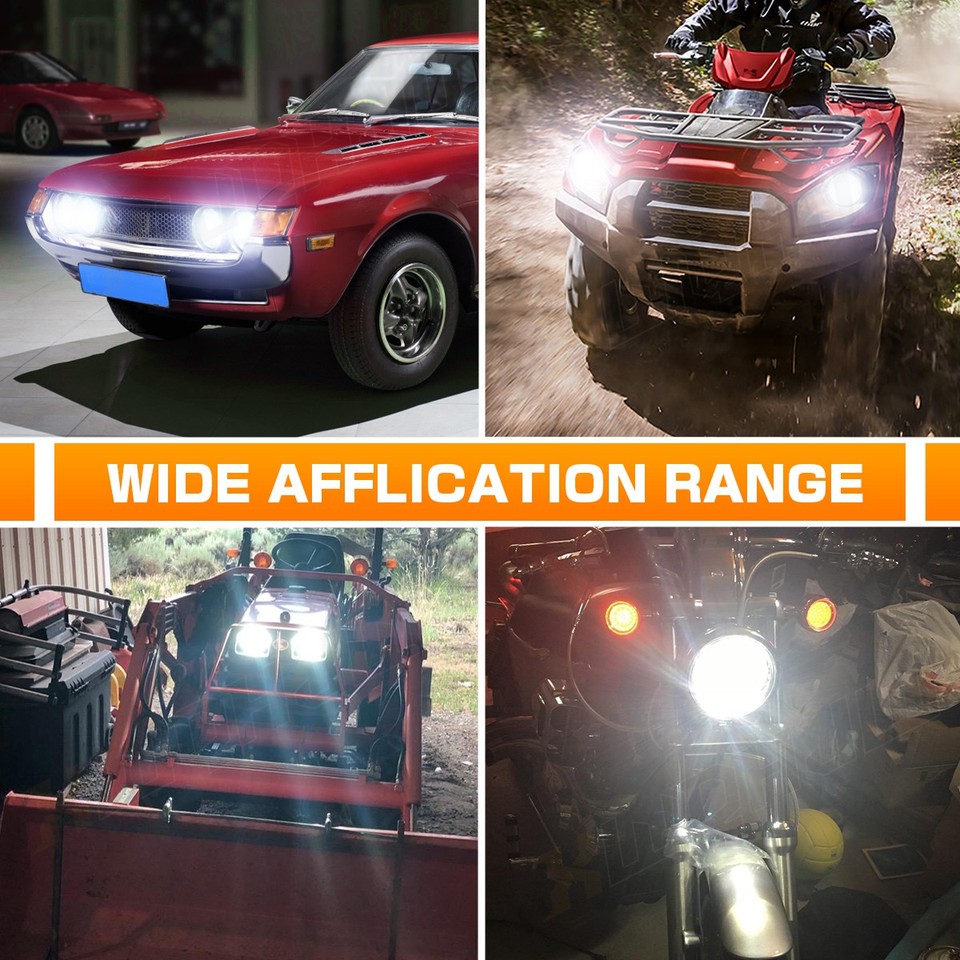 For Buick Electra Wildcat 5.75" 5-3/4" inch Headlights-Hi/Lo Beam DOT ...