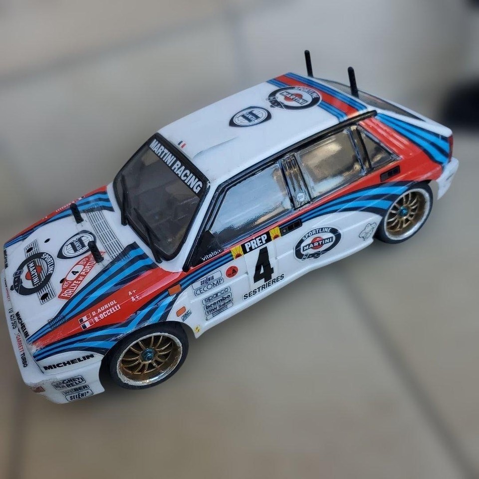 Tamiya TT-02 Rally RC Car Lancia Delta Brushless Full Option Off-Road ...