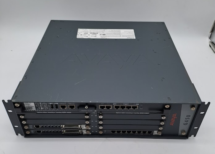 Avaya G450 Media Gateway Chassis w/MB450/2X MM710/MM714 | eBay