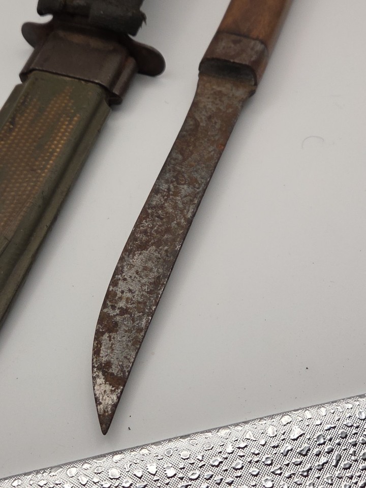 WWII US Military Knife with M8A1 Scabbard - Milpar Col | eBay