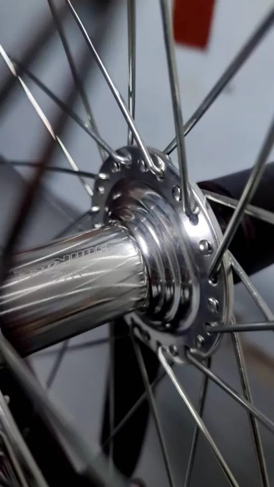 BMX Wheel Set 20" 48H Chrome Hubs Polished Rims | Old School Style | eBay