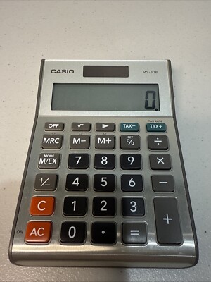 Casio MS-80S Tax and Currency Calculator 8-Digit LCD MS80B 79767187385 ...