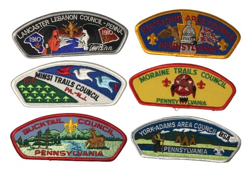 Lot of Pennsylvania Councils 1/2 Dozen BSA CSPs Mint CSP (BHP2061) | eBay