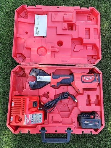 Milwaukee M18 Force Logic Cable Cutter w/ 750 MCM Cu Jaws 2672-21 Used ...
